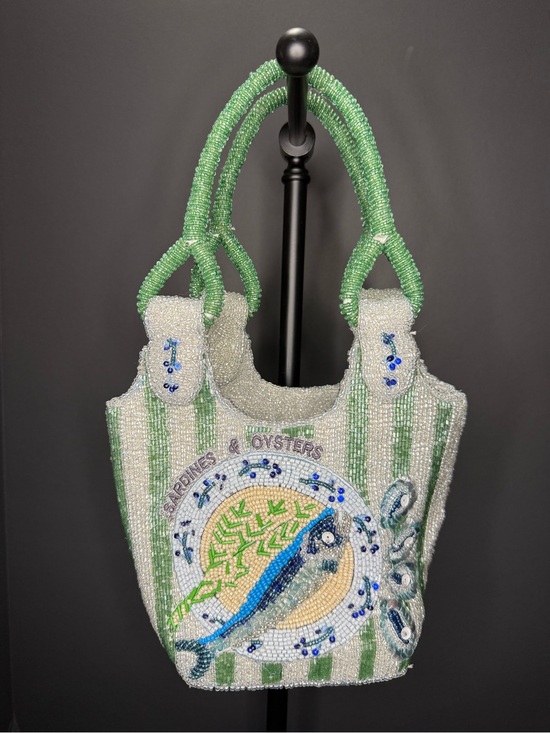 Bags | New Viral Beaded Purse Bag Made In India Summer Resort Novelty ...